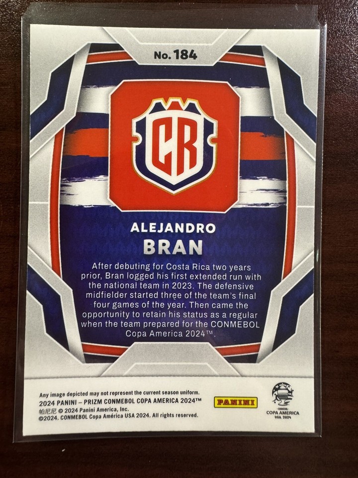 2024 Prizm Copa America #184 Alejandro Bran (RC) - Costa Rica | eBay