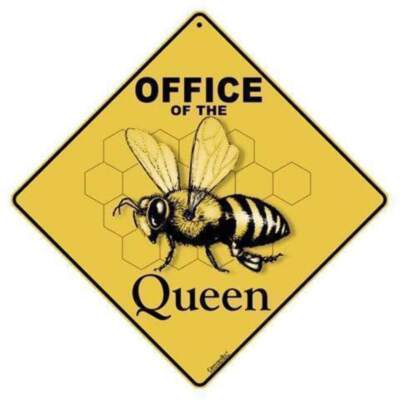 Office Of The Queen Bee Sign | eBay