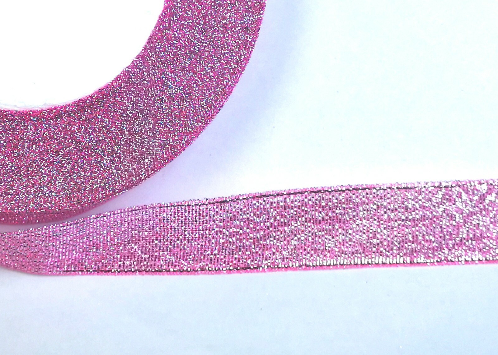 Glitter Ribbon Double Faced - Various Colours & Widths - Sparkle Gold ...