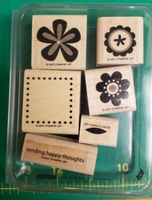 Stampin' Up Sending Happy Thoughts Set of Six Stamps | eBay