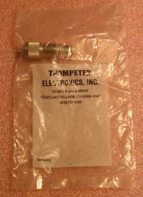 TRT Male to BNC Female Adapter - Trompeter - AJBJ20-E3-PL375 - NEW | eBay