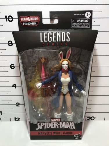 Hasbro Marvel Legends - White Rabbit - Spider-Man Wave Demogoblin BAF ...