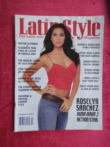 ROSELYN SANCHEZ COVER LATIN STYLE MAGAZINE ISSUE #40 VINTAGE RARE ...