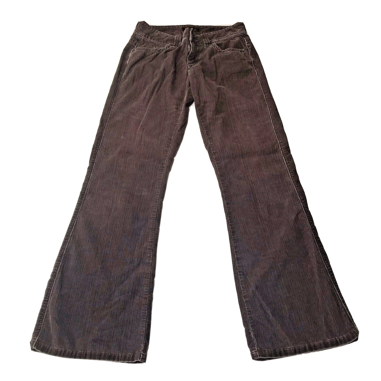 Lee Corduroy Pants Womens 4 Low Rise Brown Grunge Gob… - Gem