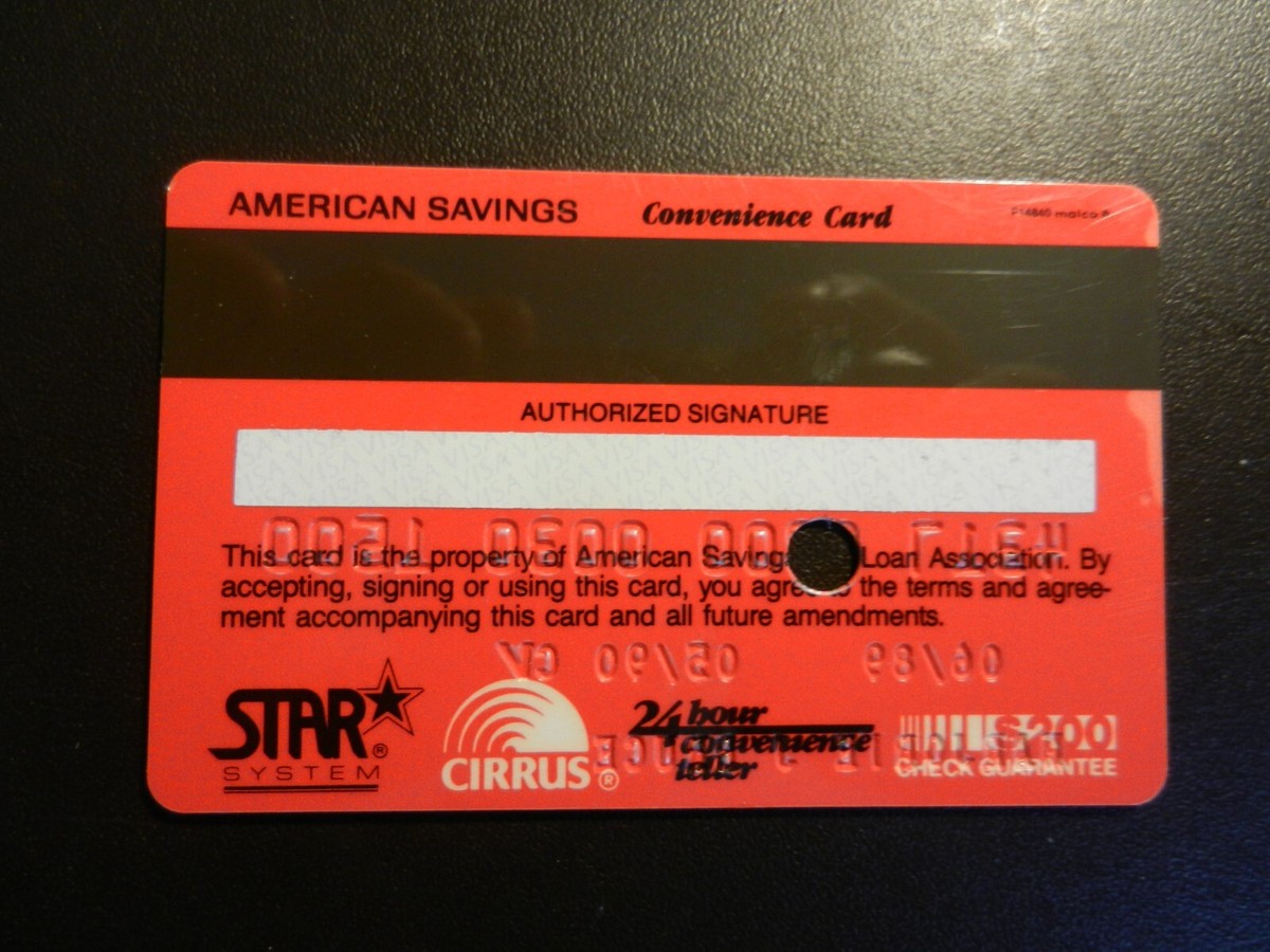 American Savings Bank Debit Card Reloadable Debit Card Account That