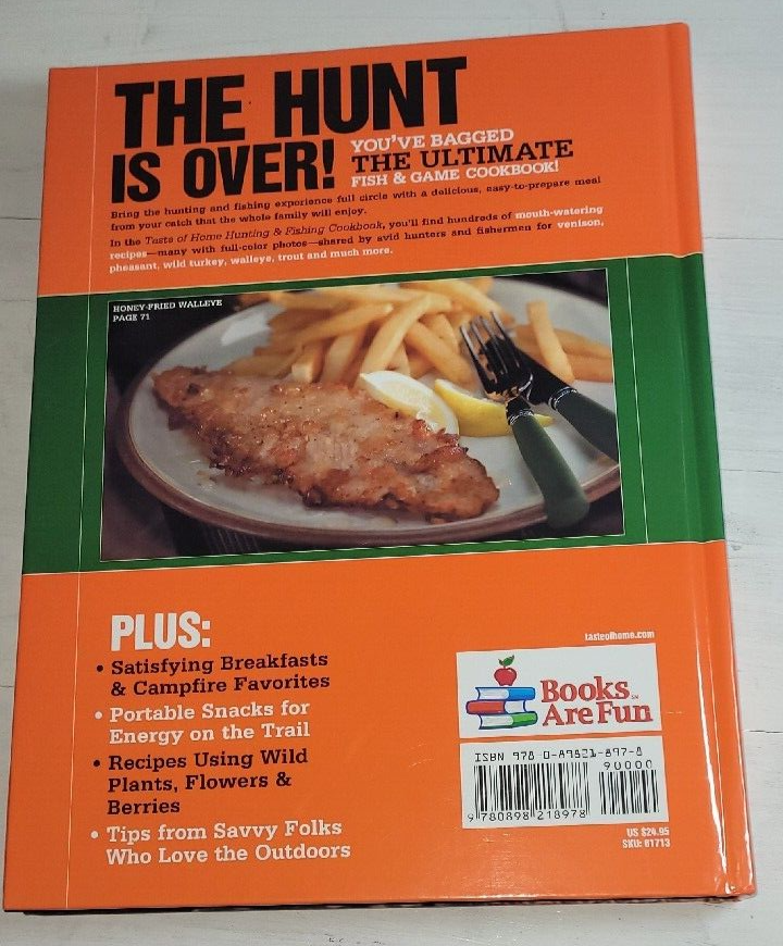 Hunting and Fishing Cookbook Taste of Home NEW | eBay