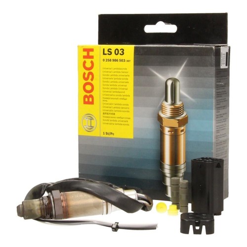 UNIVERSAL 4 WIRE OXYGEN SENSOR GENUINE BOSCH 0258986503 BMW 318iS E30 1 ...