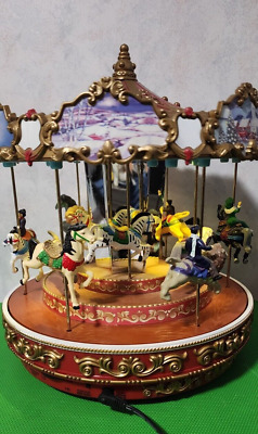Mr Christmas Triple Decker Carousel Plays 50 Songs | eBay