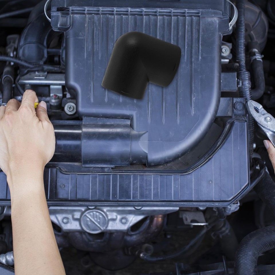 Parking Heater Elbow Tail Pipe Connector Plastic Ducting Outlet Car ...