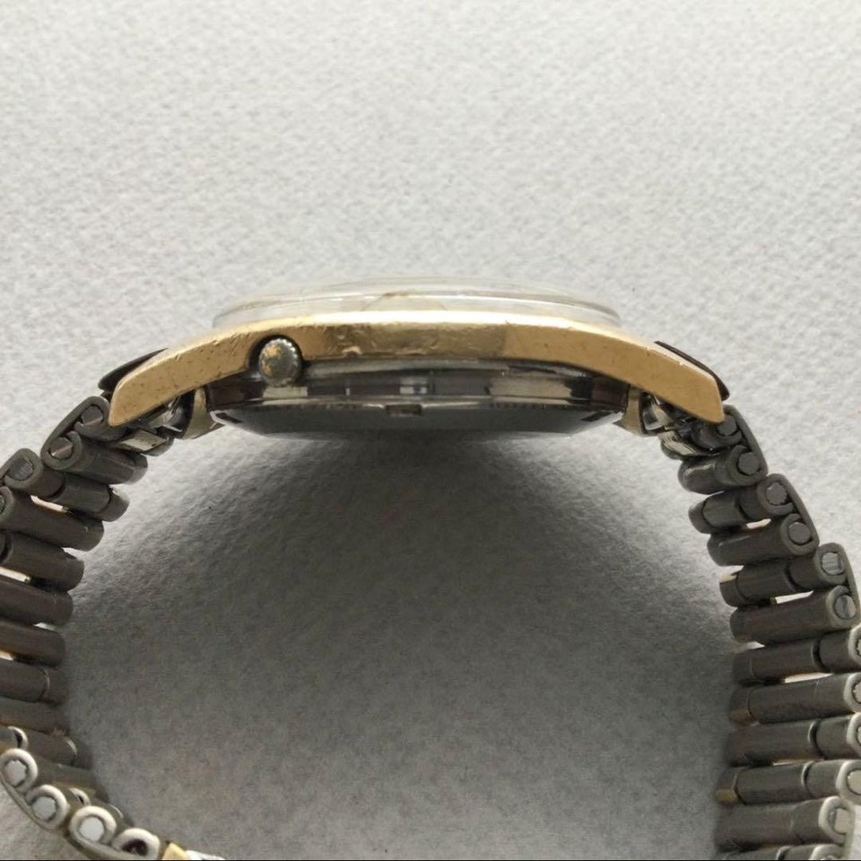 SEIKO 6218 8970 Weekdater 35 Jewels Gold Cap Auto Watch 37mm Vintage ...