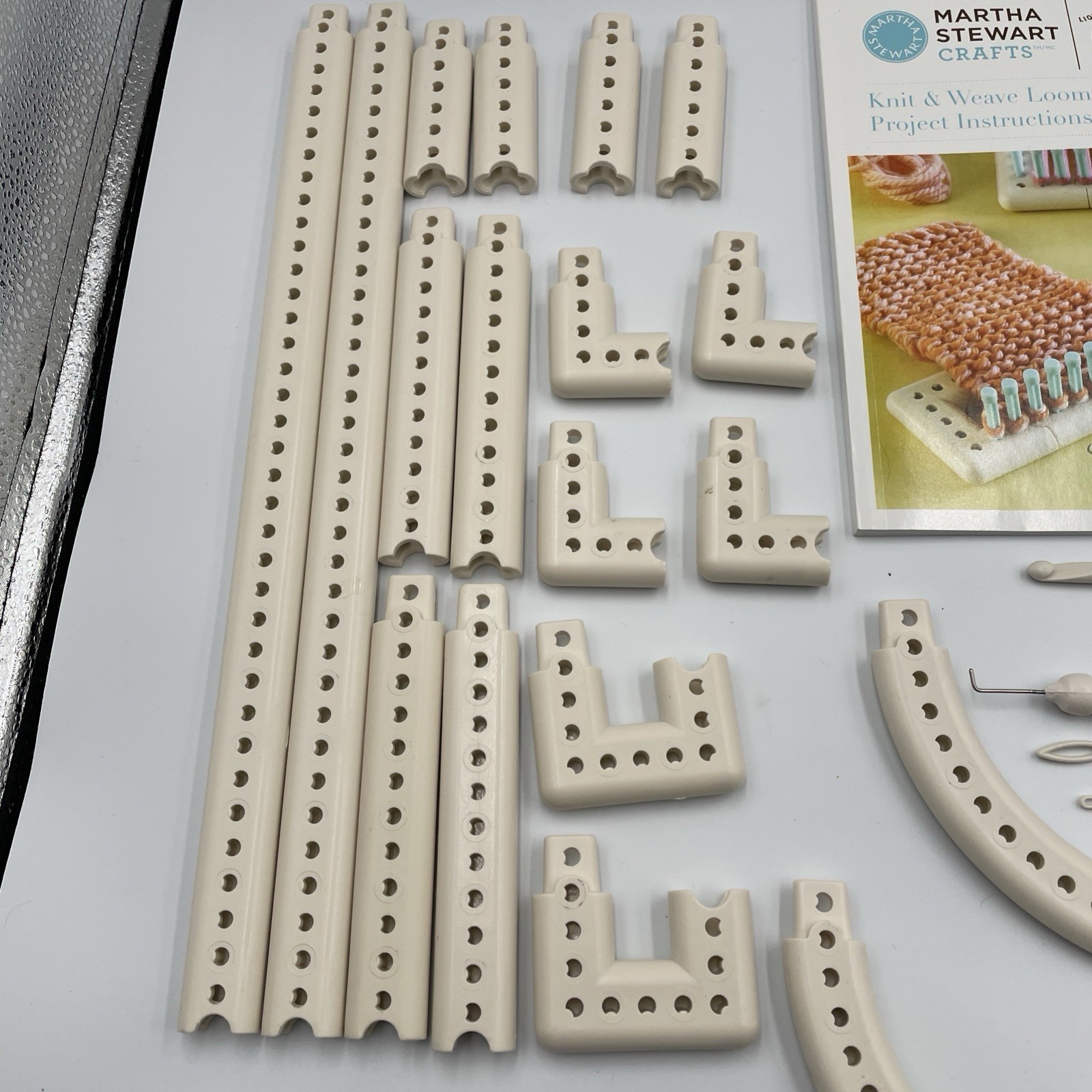 Martha Stewart Crafts Knit & Weave Loom Kit With Project Instructions ...