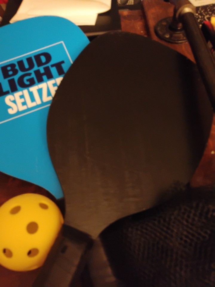 Pickleball Paddle Set 2 Paddles Balls and Carrying Bag. Bud Light ...