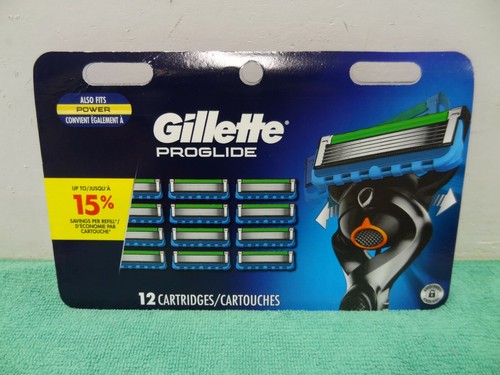 NEW GILLETTE PROGLIDE REFILL RAZOR BLADES 12 Cartridges | eBay