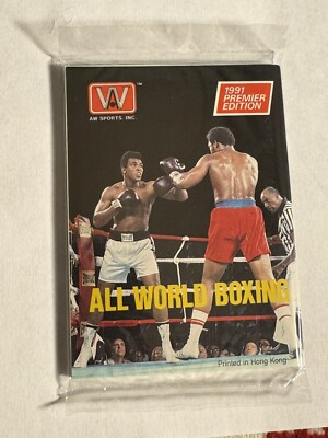 Muhammad Ali 1991 AW All World Boxing Premier Edition Sealed Pack. | eBay