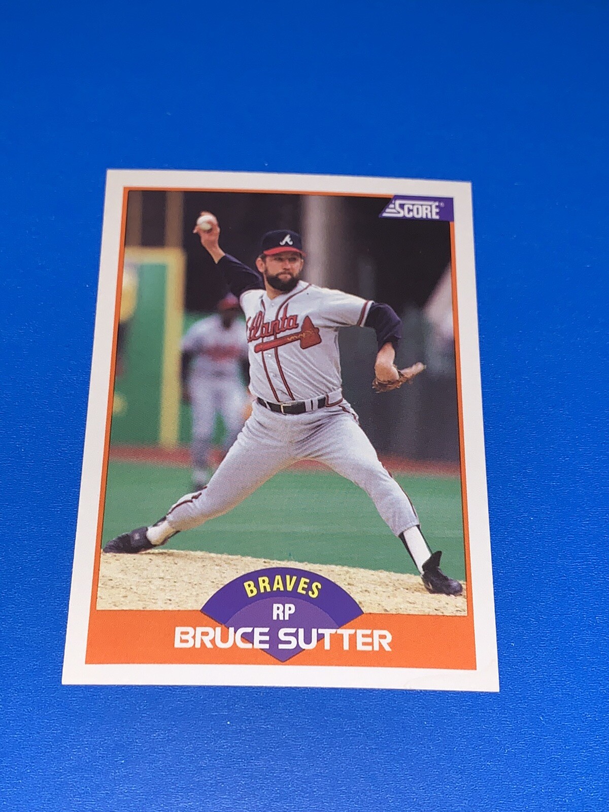 1989 Score Bruce Sutter Baseball Card #425 Atlanta Braves Set Break NM ...