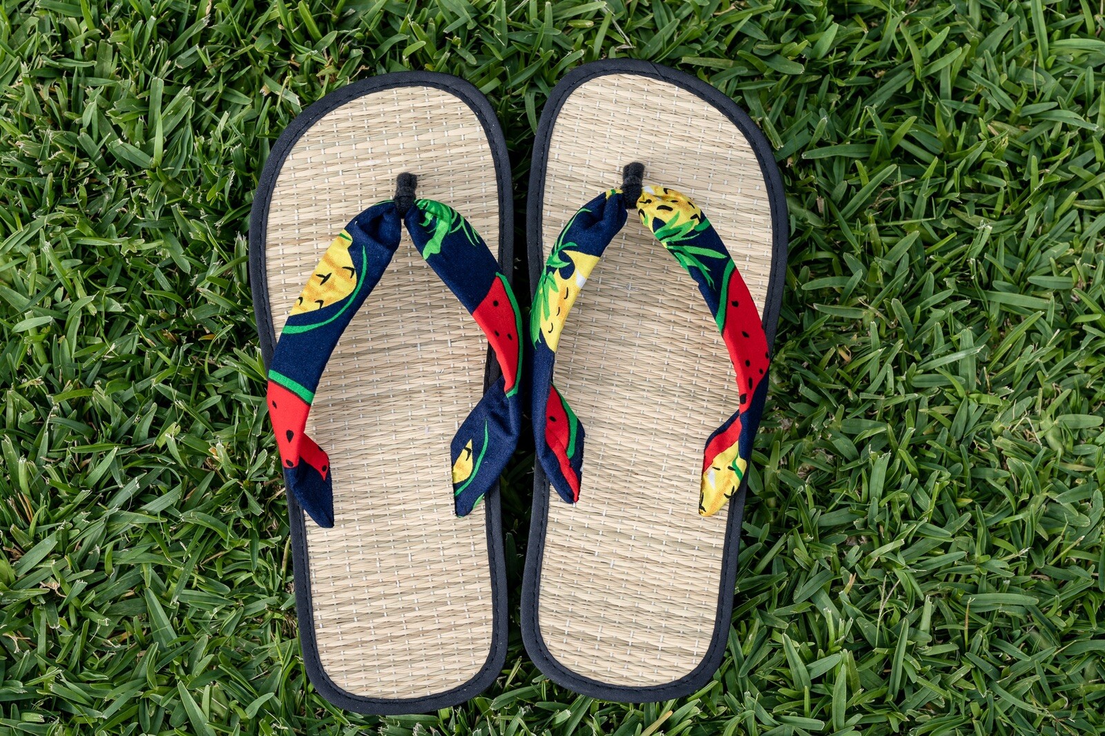 Handmade straw flip flops - indoor comfortable - summer trendy | eBay