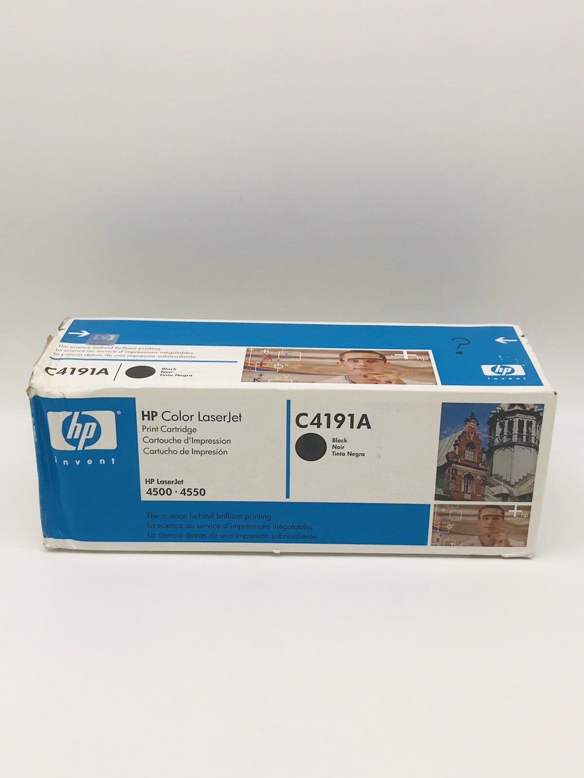 NEW HP C4191A OEM Genuine Black Laserjet Toner Print Cartridge Sealed ...