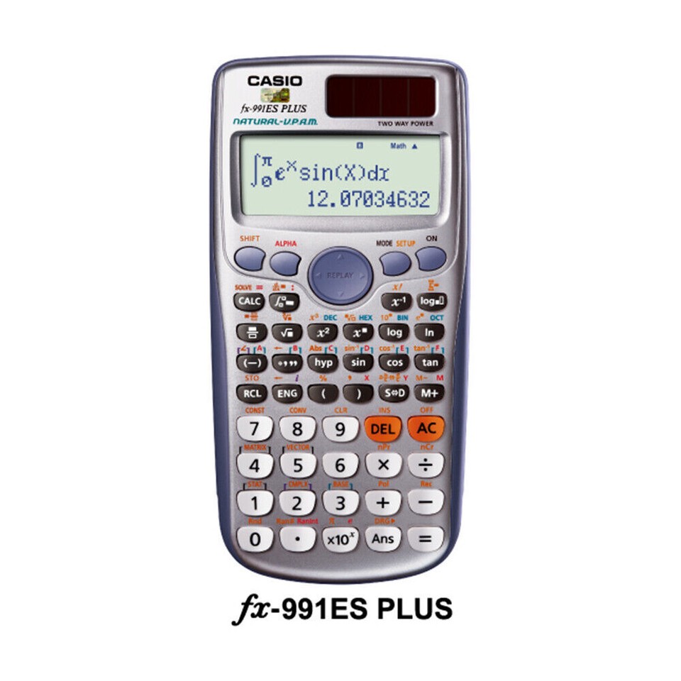 CASIO FX-991ES Plus 1st Edit Functional Scientific 10+2Digit Calculator ...