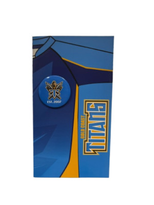 NRL Gift Card With Badge - Gold Coast Titans - Gifts - Supporter | eBay ...
