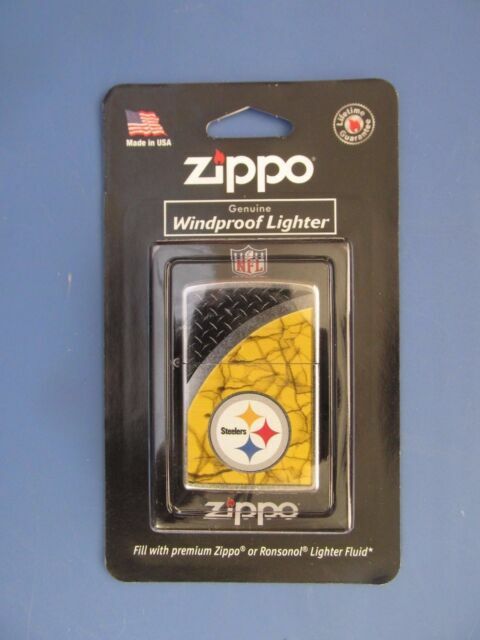 Zippo NFL Pittsburgh Steelers Street Chrome Pocket Lighter for sale ...