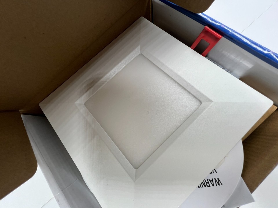 Lithonia LED Recessed Wafer Downlight WF6 SQ S LED 30K40K50K 90CRI MW ...