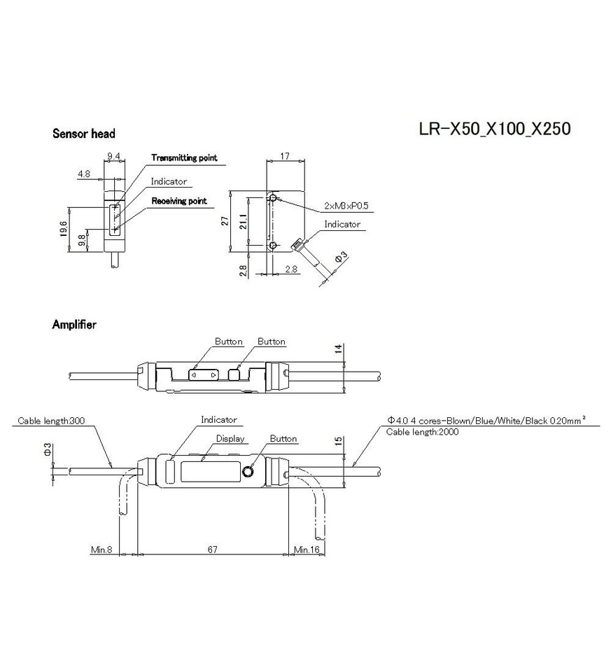 1pcs KEYENCE LR-X250 Laser Sensor New #Z | eBay