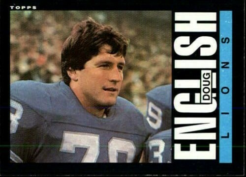 1985 Topps Football #58 Doug English Detroit Lions | eBay