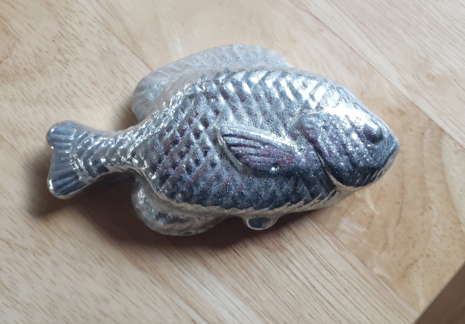 Unique Hand Cast Aluminum Bluegill from Scrap Cans! | eBay