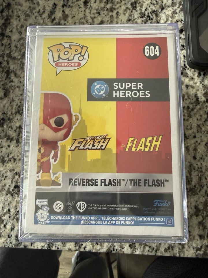 Funko POP! Vinyl: DC Heroes - Reverse Flash / The Flash Split #604 LE ...