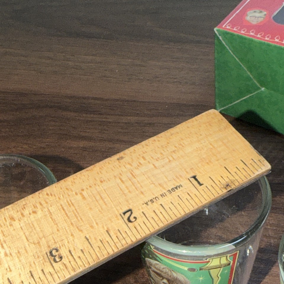 A Christmas Story Glassware Set Of 4 1.5 oz Glasses Silver Buffalo Shot ...