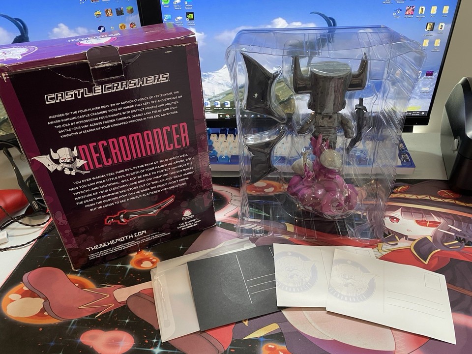 2013 Castle Crashers Necromancer Statue - The Behemoth Limited Edition | eBay