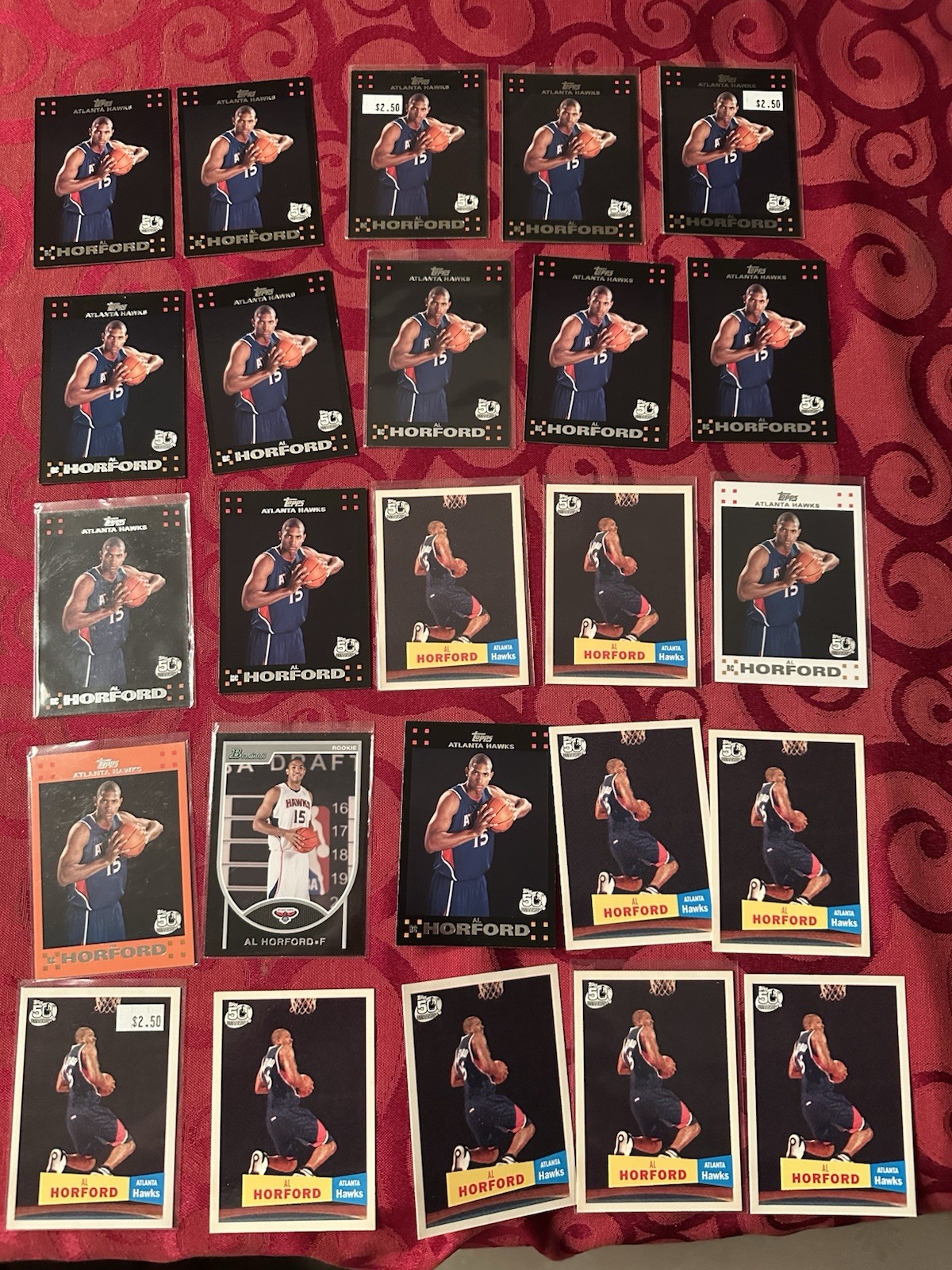 2007-08 Topps - Al Horford #113 (RC) Rookie Throwback Bowman Card Lot ...