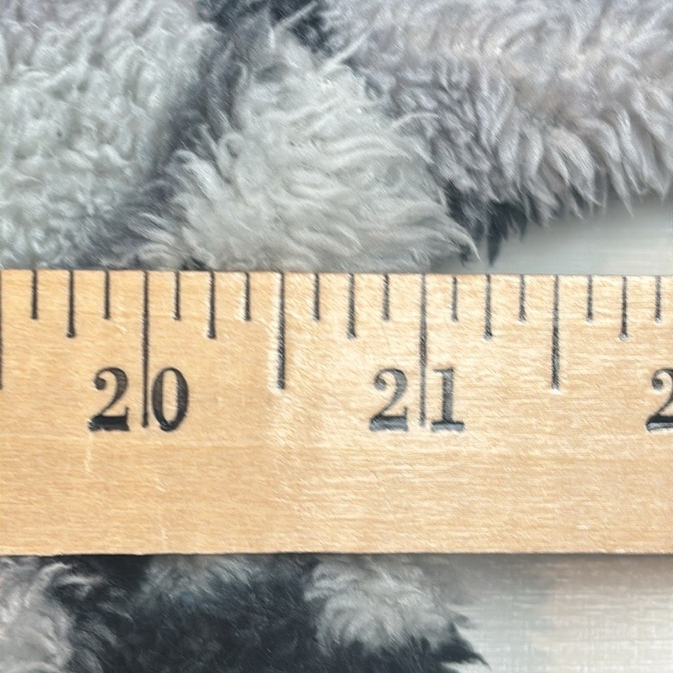 PacSun Mens Small Plaid Faux Fur Button-Up Sweatshirt – Cozy, Casual ...