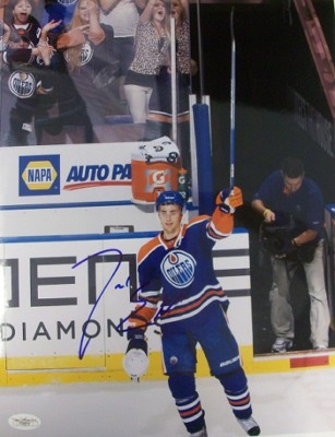 JORDAN EBERLE SIGNED EDMONTON OILERS PHOTO JSA 11X14 | eBay