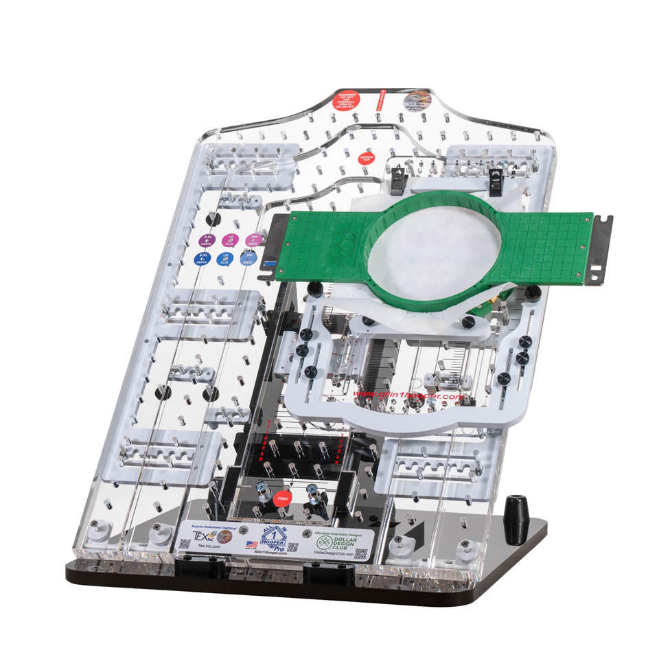 All in 1 Hooper Pro Starter Kit - Embroidery Hooping Station - Hooping ...