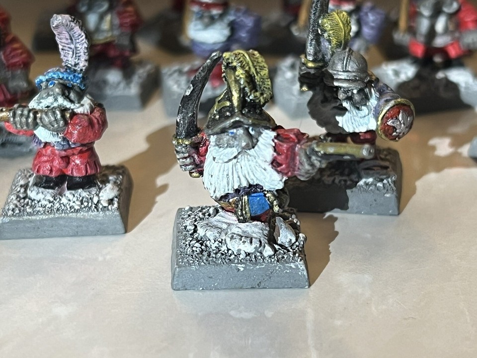 Marauder MB1 Dwarf Regiment X18 Oldhammer 80's Metal Warhammer Old World Painted | eBay