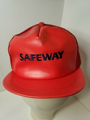 VTG Safeway Snapback Hat Trucker Mesh Cap Embroidered Vintage Made In ...