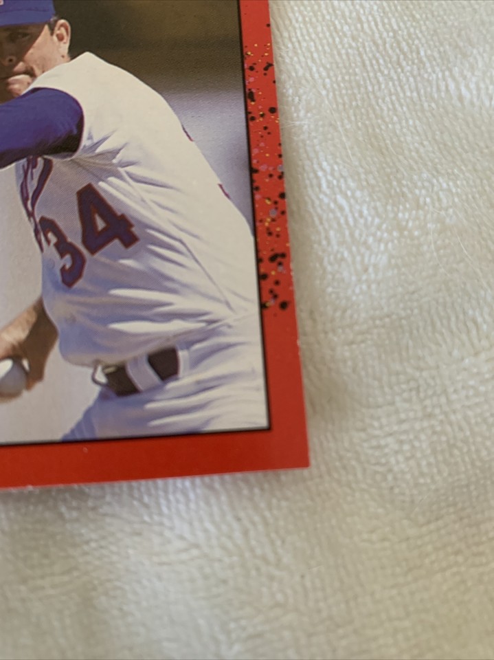 Donruss 1990 Nolan Ryan/Error Card RARE. Texas Rangers #166 Baseball ...