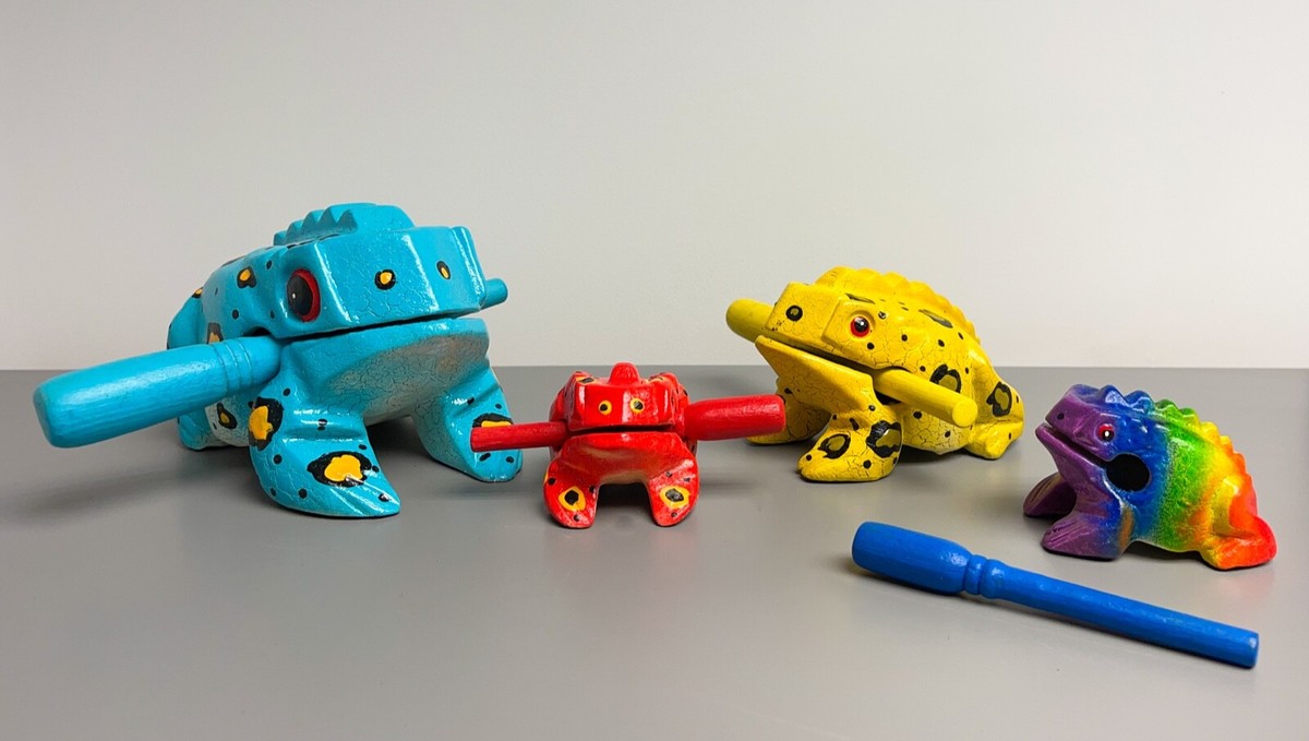 Frog Guiro Class Set Frogs Guiro Rasp(12) | Lets Play Music