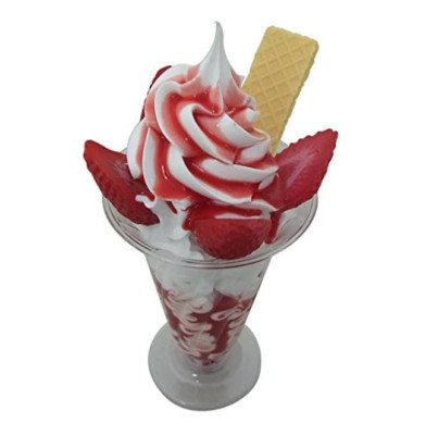 Japanese Handmade Food Sample Strawberry Parfait Display Model ...