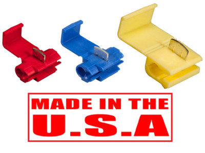 100 SCOTCH LOCK QUICK SPLICE WIRE CONNECTORS ELECTRICAL WIRING - ALL ...