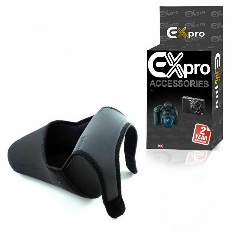 Ex-Pro Large NeoSkin Neoprene DSLR Camera Case Sleeve for Nikon Canon ...
