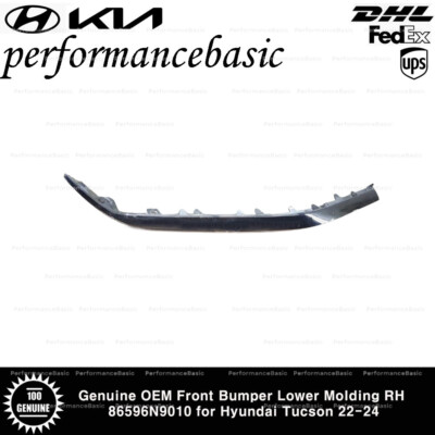 Genuine OEM Front Bumper Lower Molding RH 86596N9010 for Hyundai Tucson ...