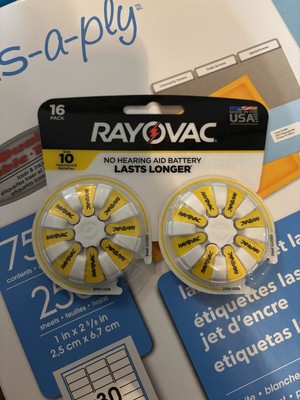NEW RAYOVAC Size 10 Batteries, Size 10 Batteries - 16 Ct | eBay