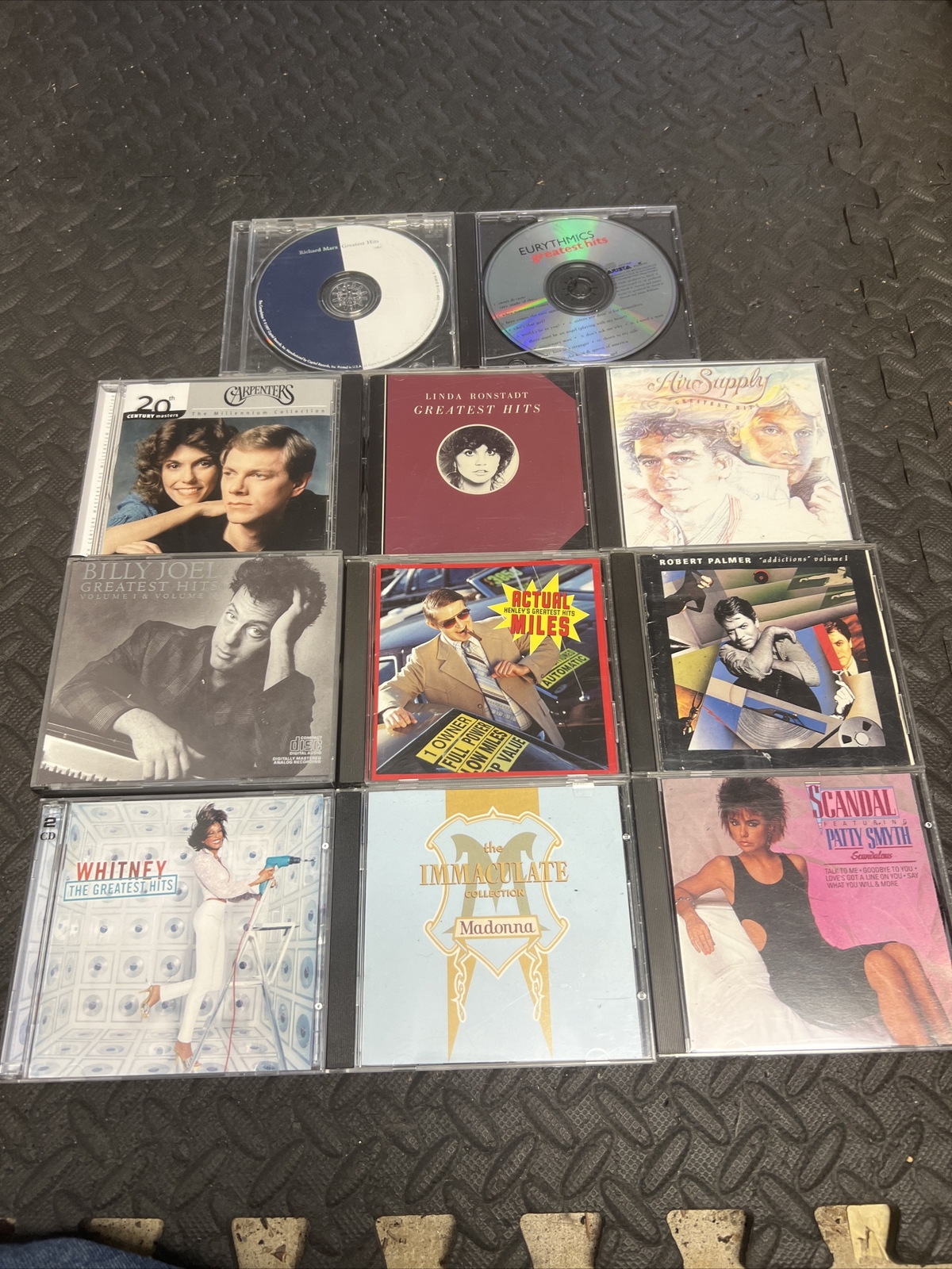Lot Of 13 Assorted Greatest Hit CDs Whitney Madonna Billy Joel Don ...