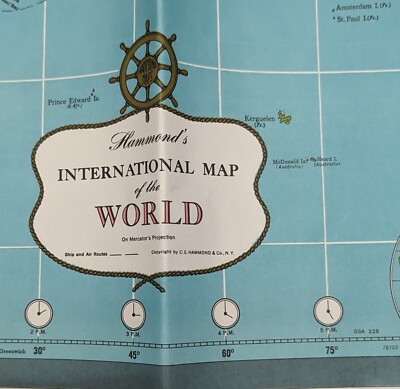 1900-Now - Hammond's International Maps Of The World