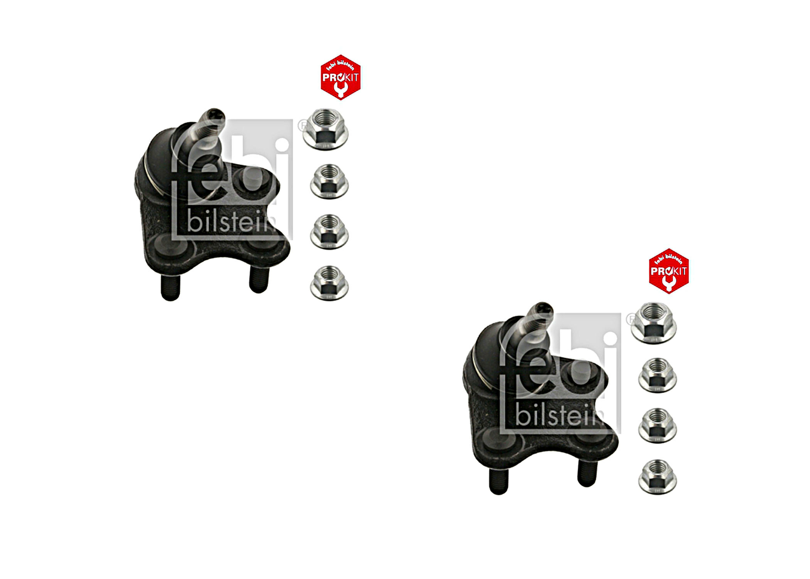 FEBI x2 pcs Ball Joint Front Left Lower For SKODA SEAT VW 6R0407365 | eBay