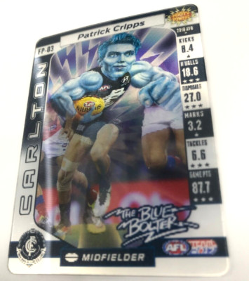 2017 AFL TEAMCOACH TRADING CARD FOOTY POWERS 3-D CARD FP3 PATRICK ...
