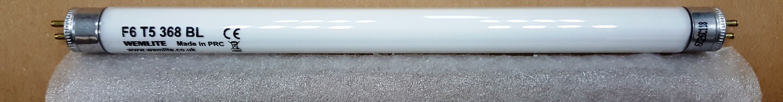 6W 9 INCH FLYKILLER TUBE UV BLACKLIGHT INSECT FLY ZAPPING 368 BL F6 ...