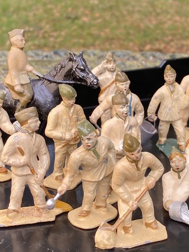 Lot Of Antique Lead Soldiers & Toy | eBay